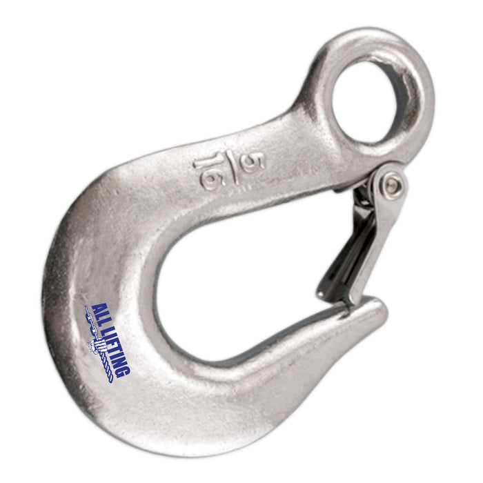 Stainless Steel Eye Slip Hook with Safety Catch