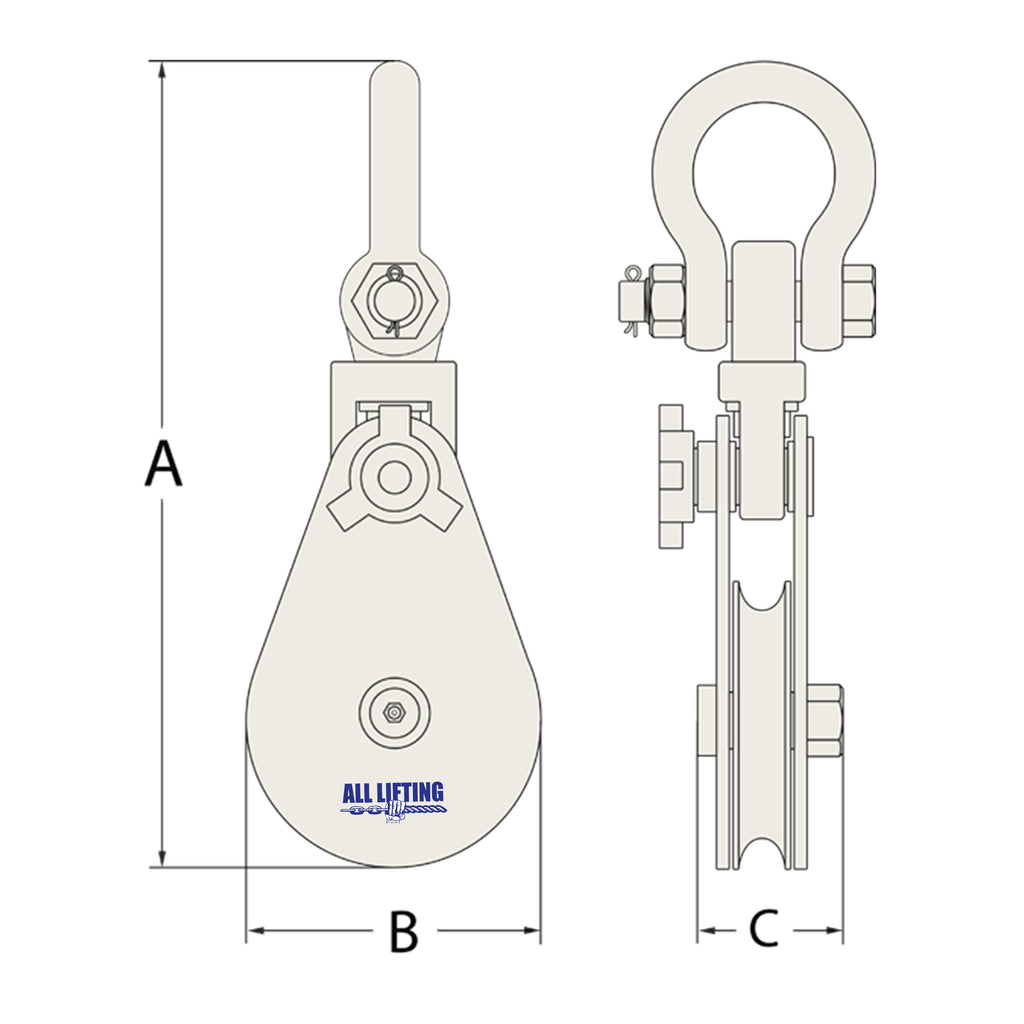 Heavy Duty Snatch Block | Australian Owned & Operated