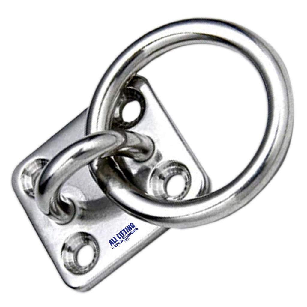 Stainless Steel Eye Plate with Ring | Australian Owned