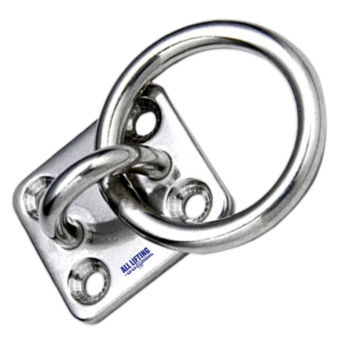 Stainless Steel Eye Plate with Ring | Australian Owned