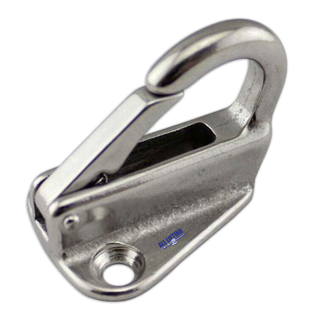 Stainless Steel Snap Hook with Plate | Australian Owned