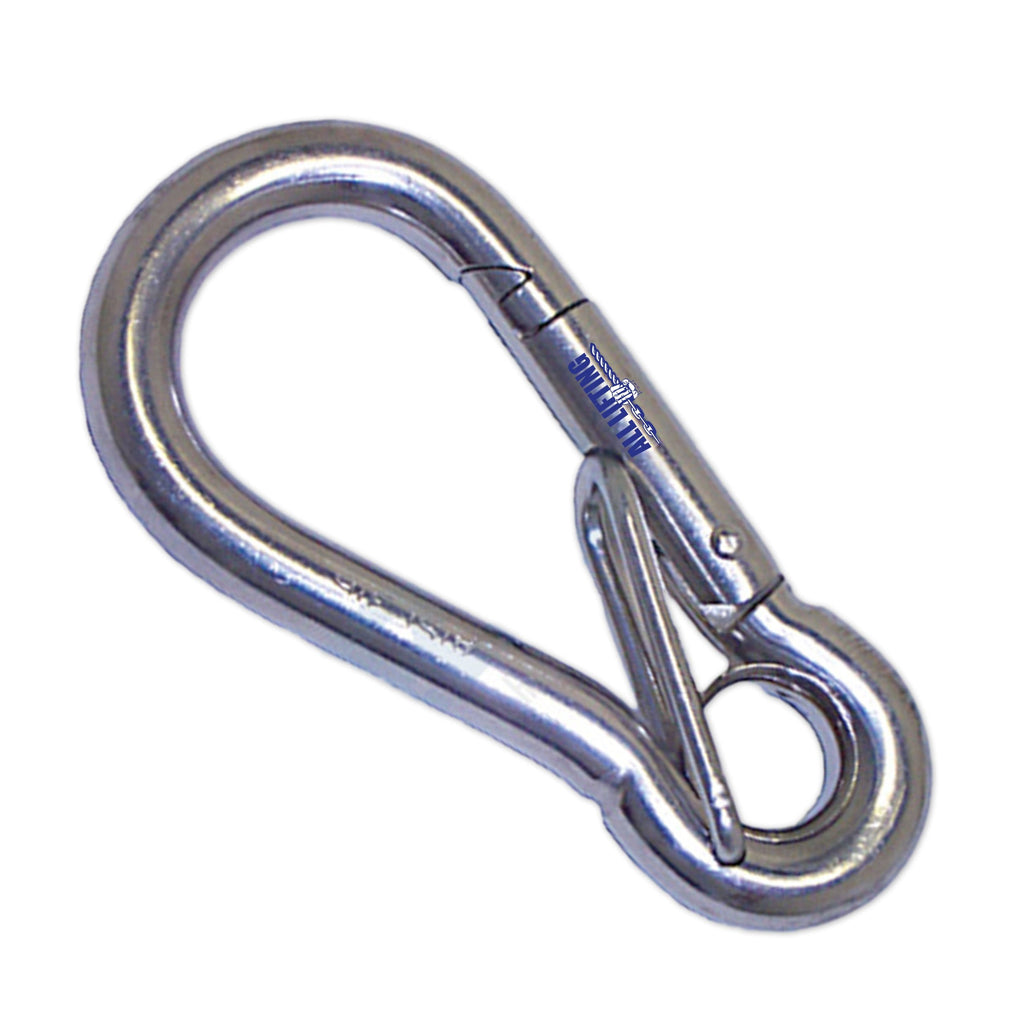 Stainless Steel Spring Hook with Safety Bar | All Lifting