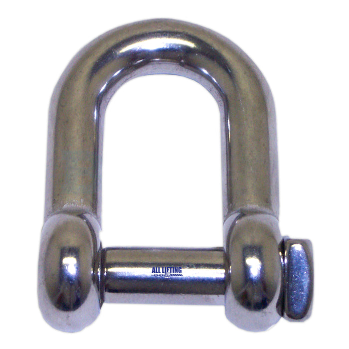 Stainless Steel Squared Head Dee Shackle | All Lifting