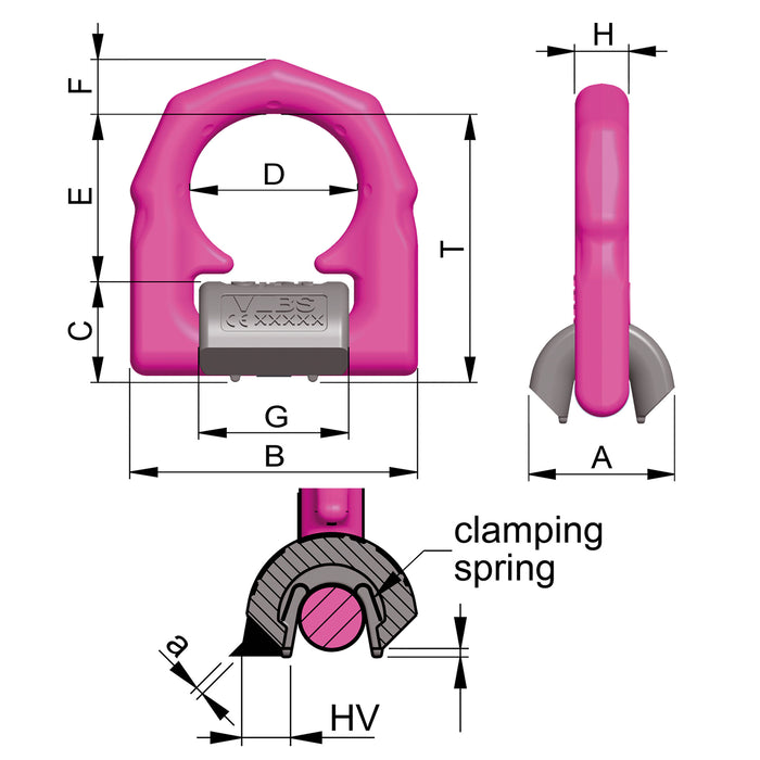 Weld-On Load Ring VLBS - RUD | Australian Owned