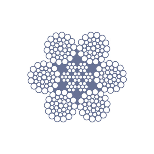 Wire Rope IWRC RHLL 6 x 25