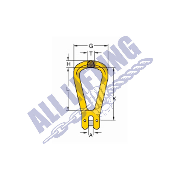 Grade 80 End Link Clevis | All Lifting | Australian Owned