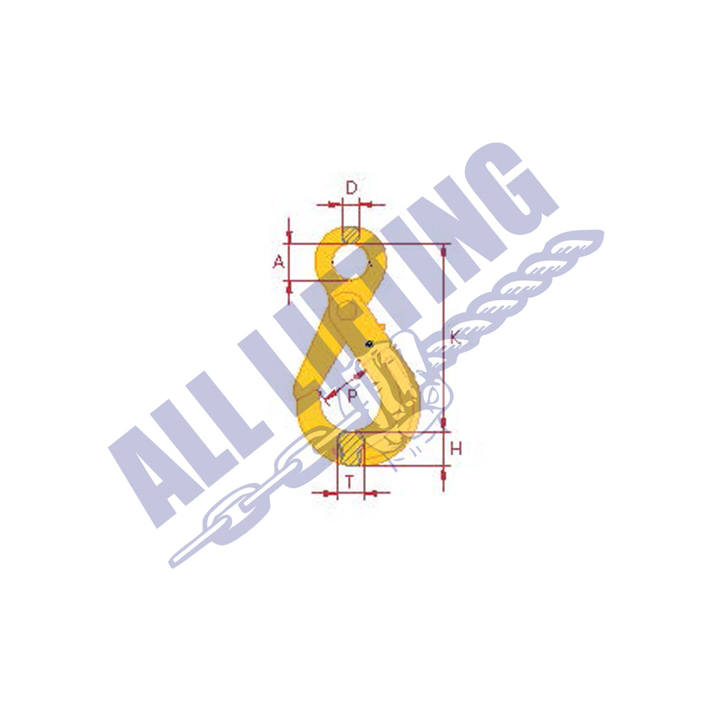 GR-80 Self Locking Hook Eye | All Lifting | Australian Owned