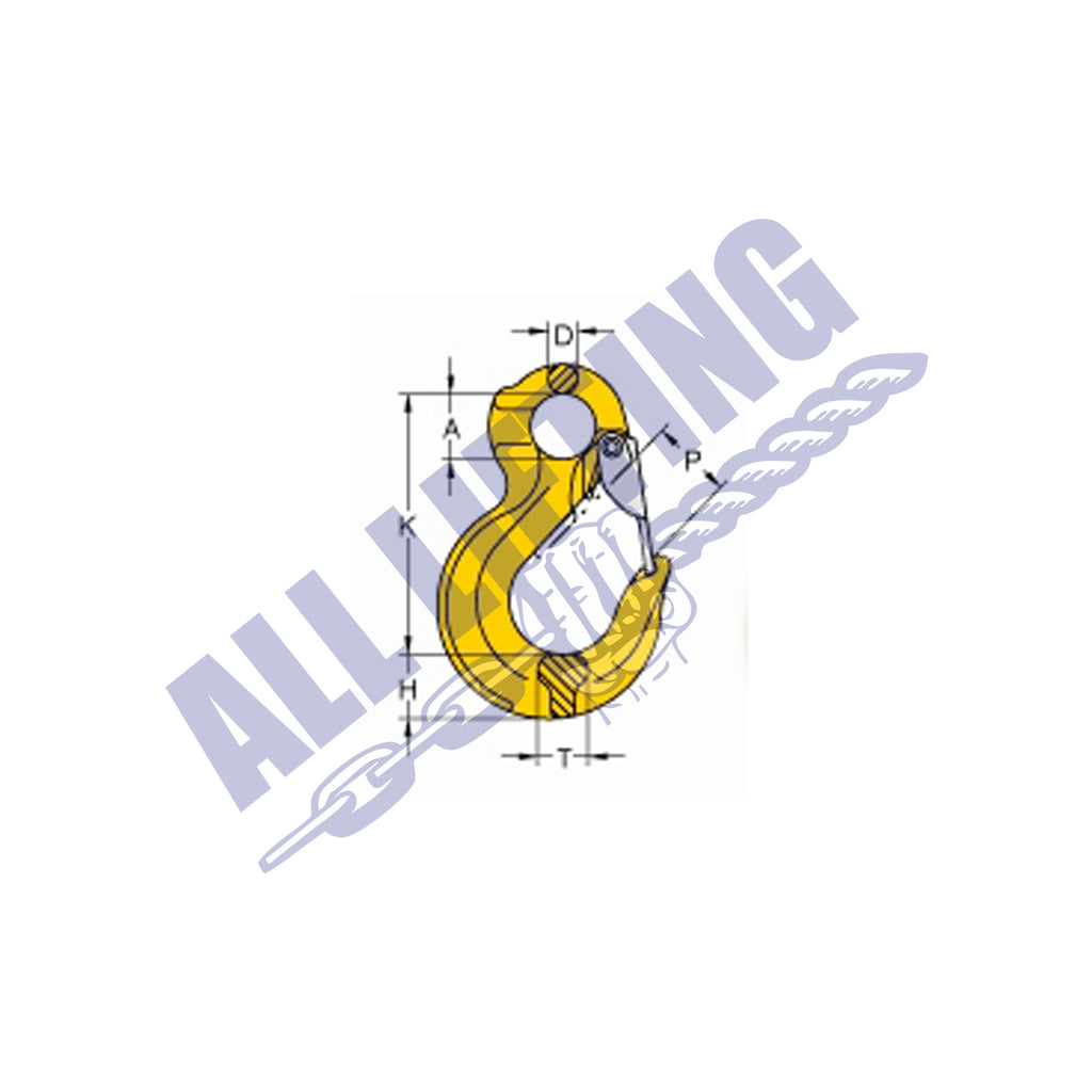 Grade 80 Sling Hook Eye with Latch | All Lifting