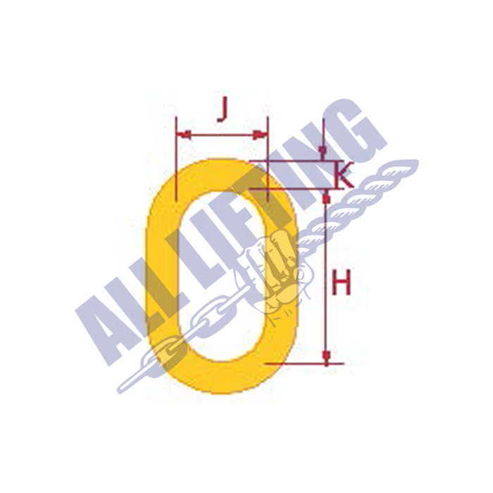 Grade 80 Oblong Link Regular Single Series | All Lifting