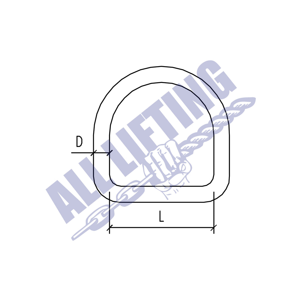 Stainless Steel Dee Ring | All Lifting | Australian Owned
