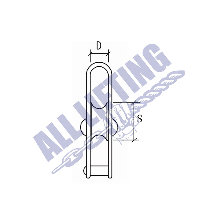 Stainless Steel Mini Block with Removable Pin | All Lifting