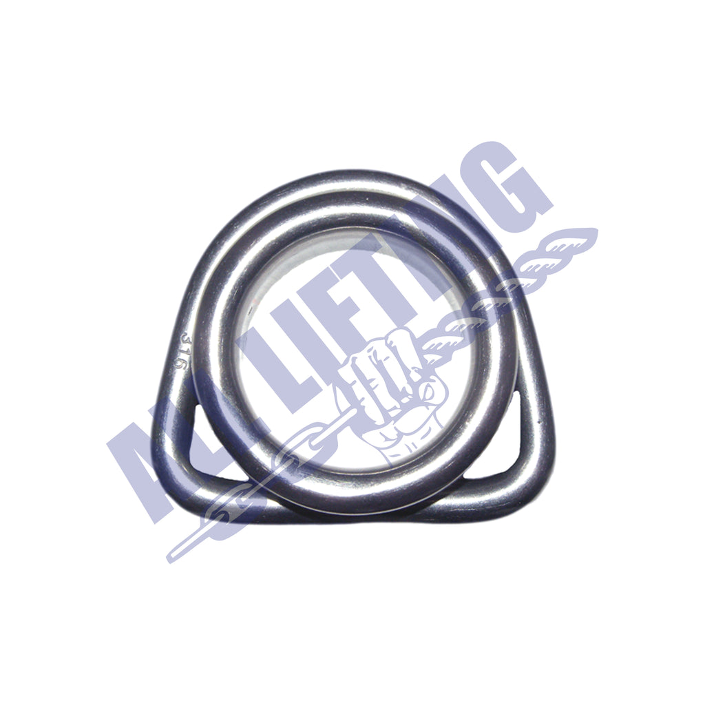 Stainless Steel Dee Ring with Thimble | Australian Owned